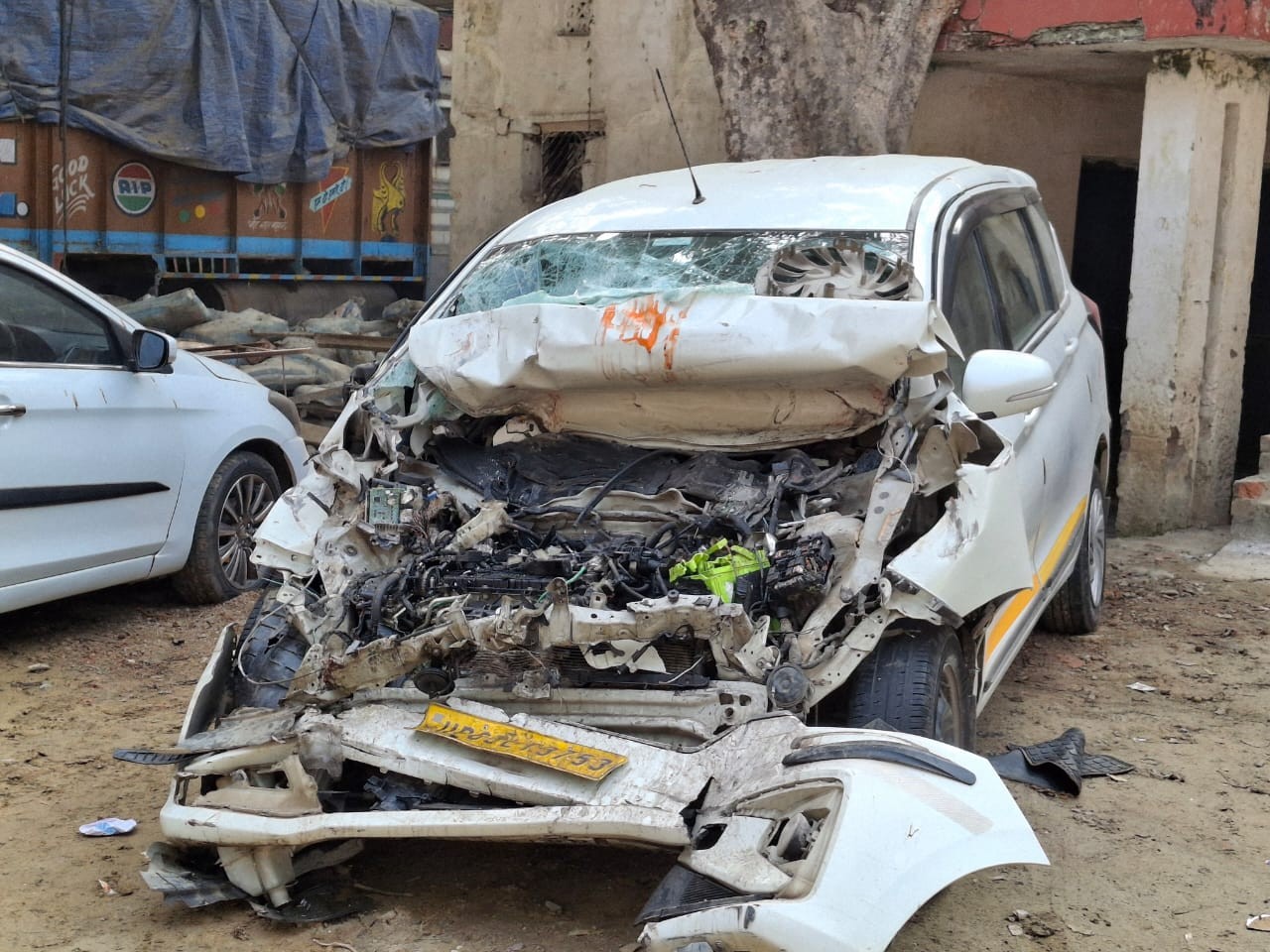 Jangiganj Car-Container Collision | Youth Injured, Woman Dead