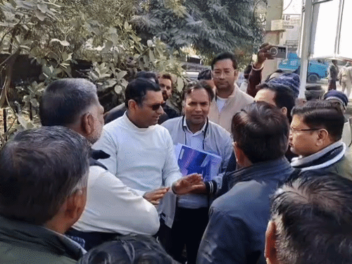 Khatima Fourlane Road Widening | ADM Inspects Traffic Relief Plan