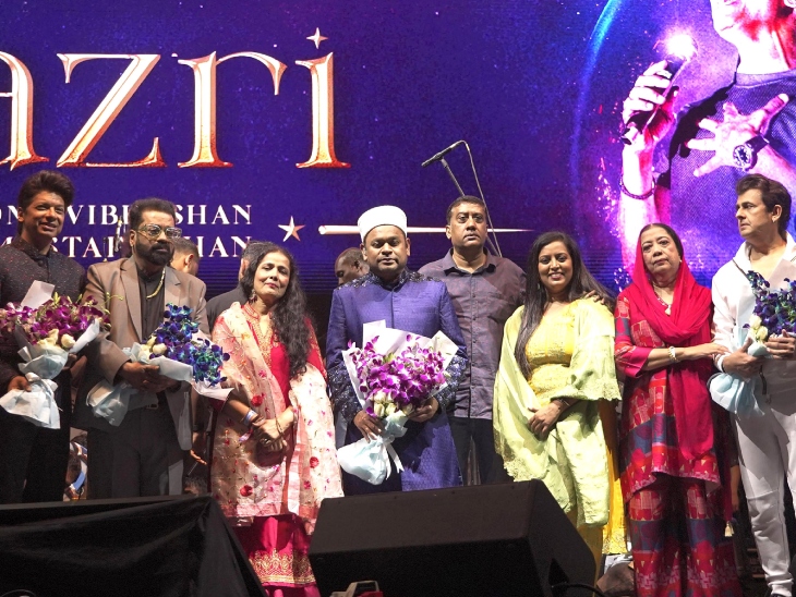 AR Rahman, Hariharan, Sonu Nigam Tribute Ghulam Mustafa Khan in Mumbai