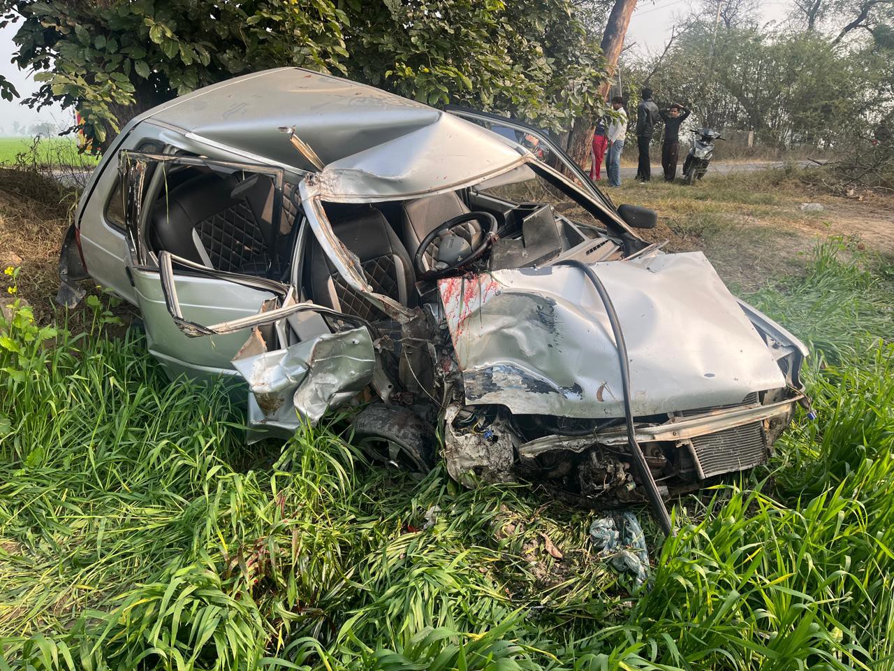 Mansa Car Accident Kills Two Near Kalipur Village