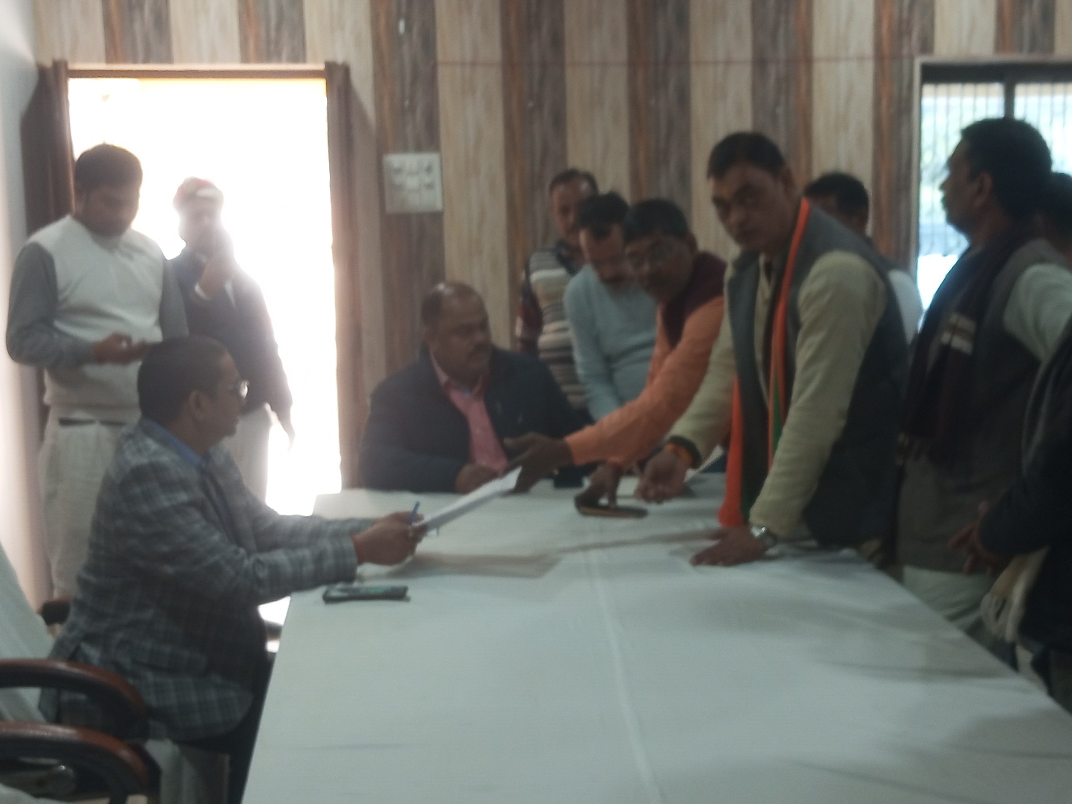 Muhammadabad Gohna Land Bank Election: Ajay Singh Kakku Nomination ...