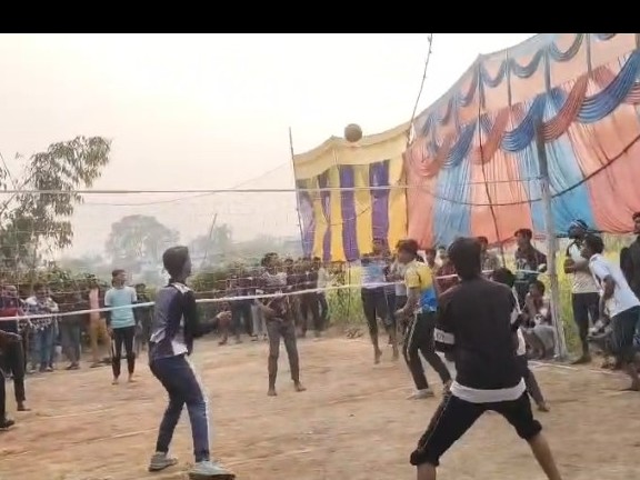 Ghati Bazaar Volleyball Final: Thawai Tola Wins Trophy Against Hata