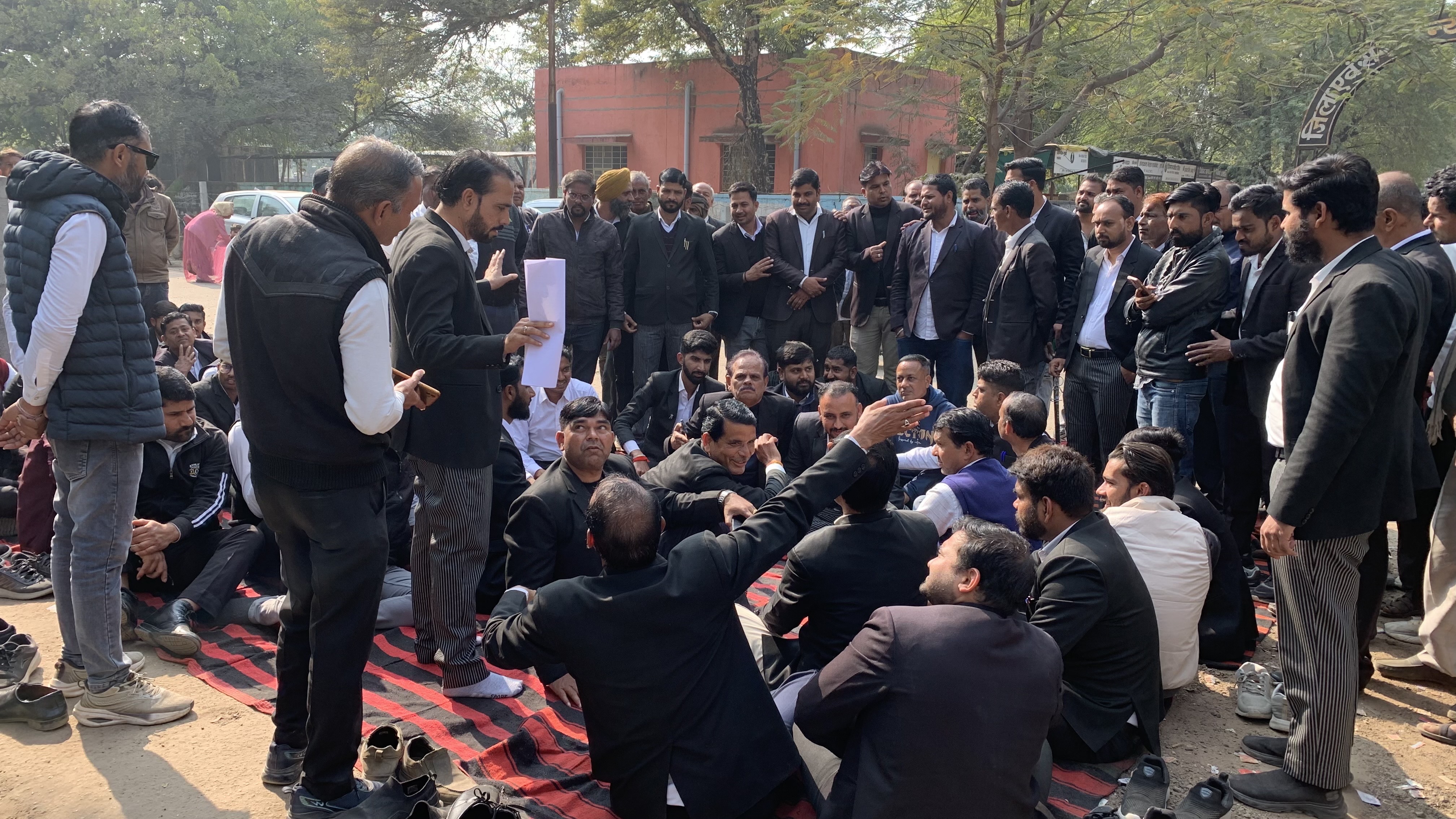 Lawyers blocked the highway, sat outside the SP office for two and a ...