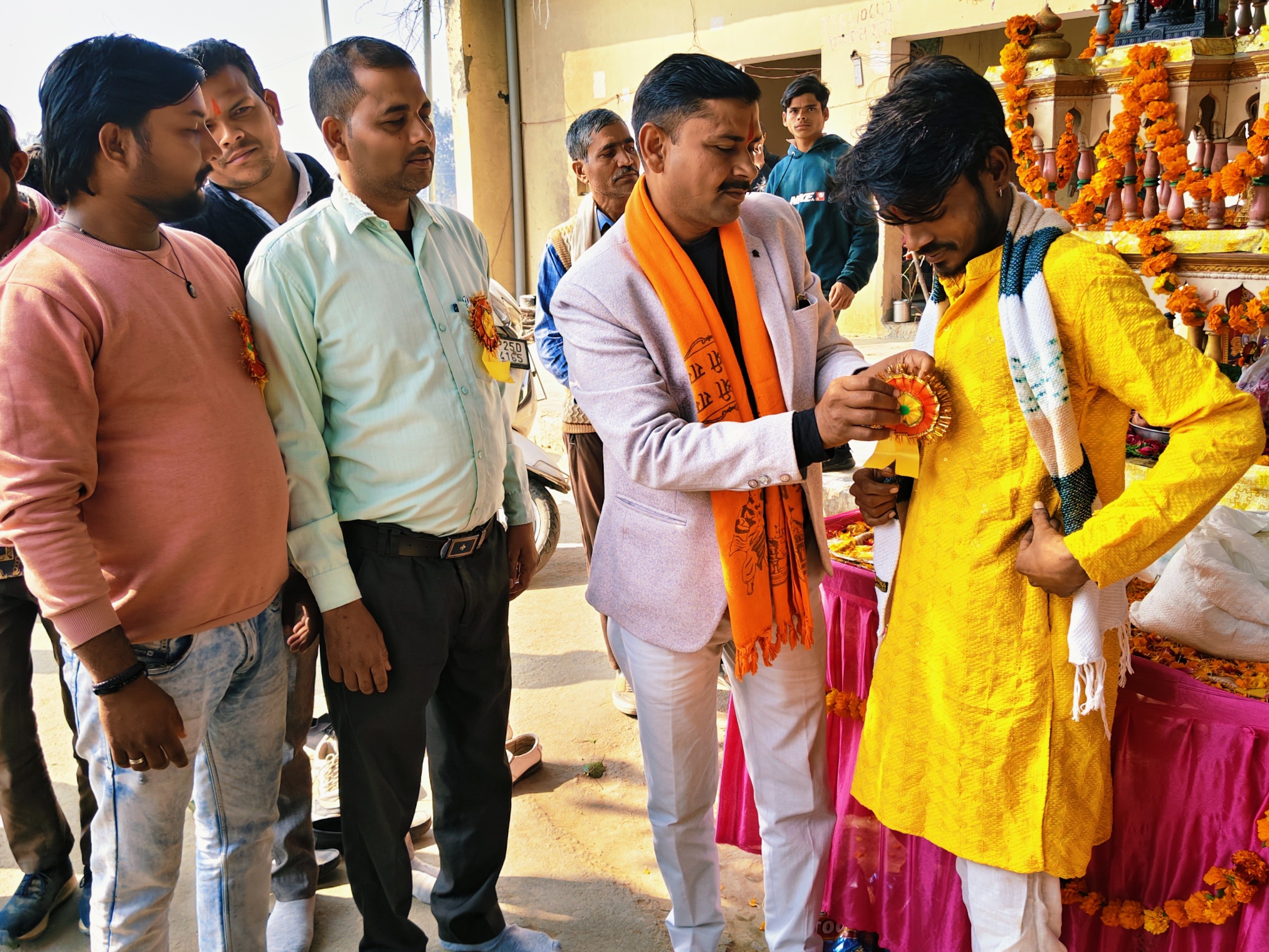 Bagrain Shobha Yatra Commemorates Ram Pran Pratishtha