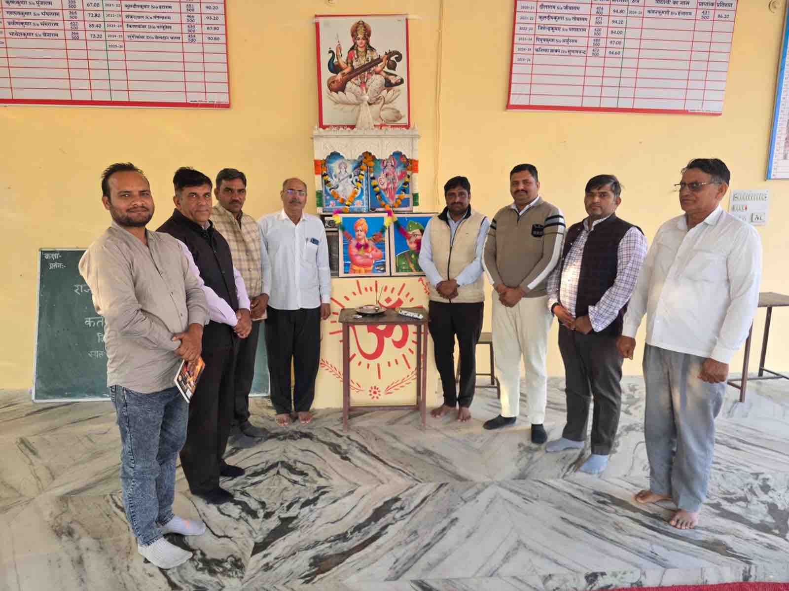 Rajasthan Teacher Union Duty Awareness Program in Bagoda