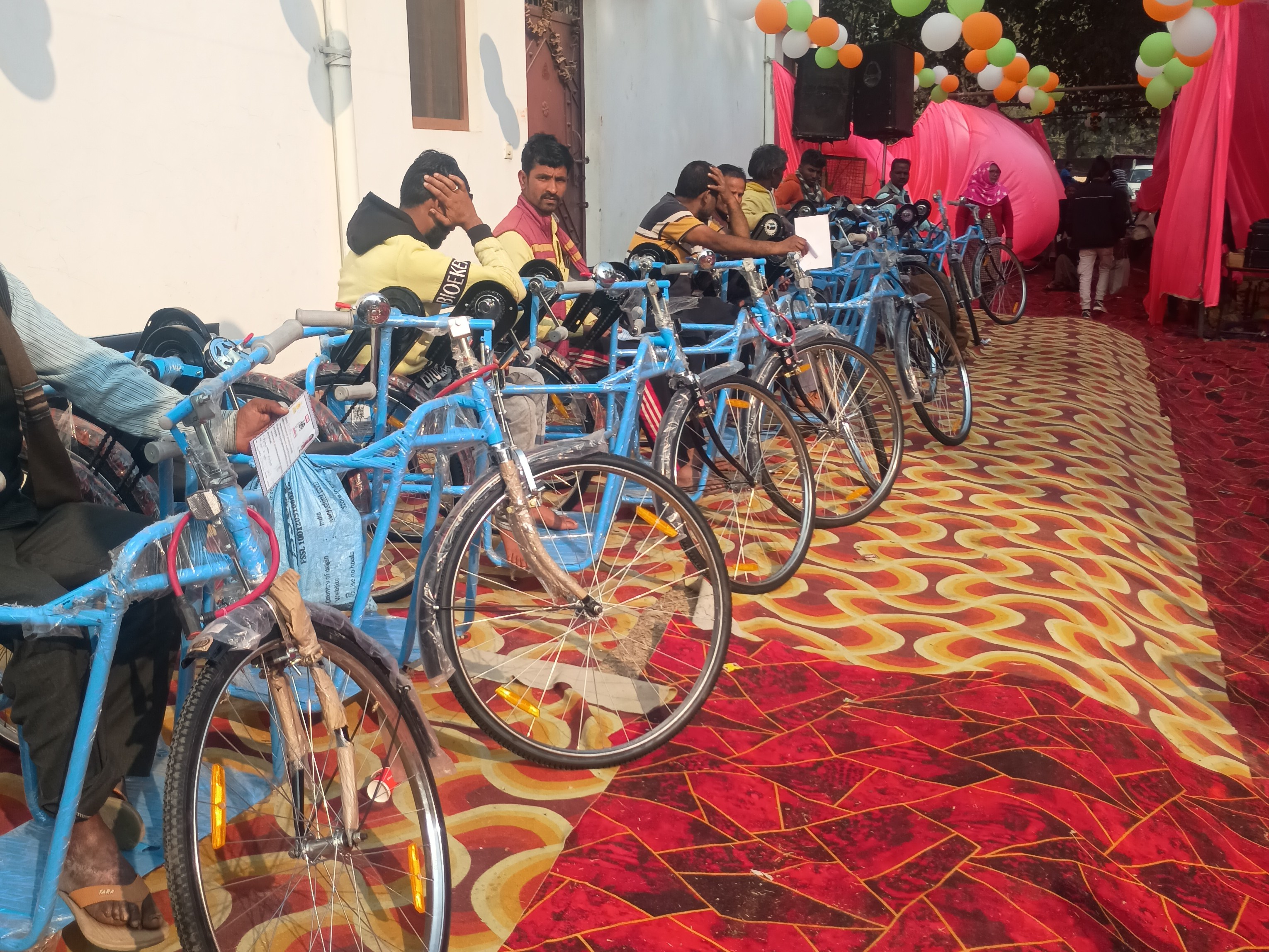 Gonda: Divyangs Receive Tricycles, Sewing Machines | Clinic & Kalyanam ...