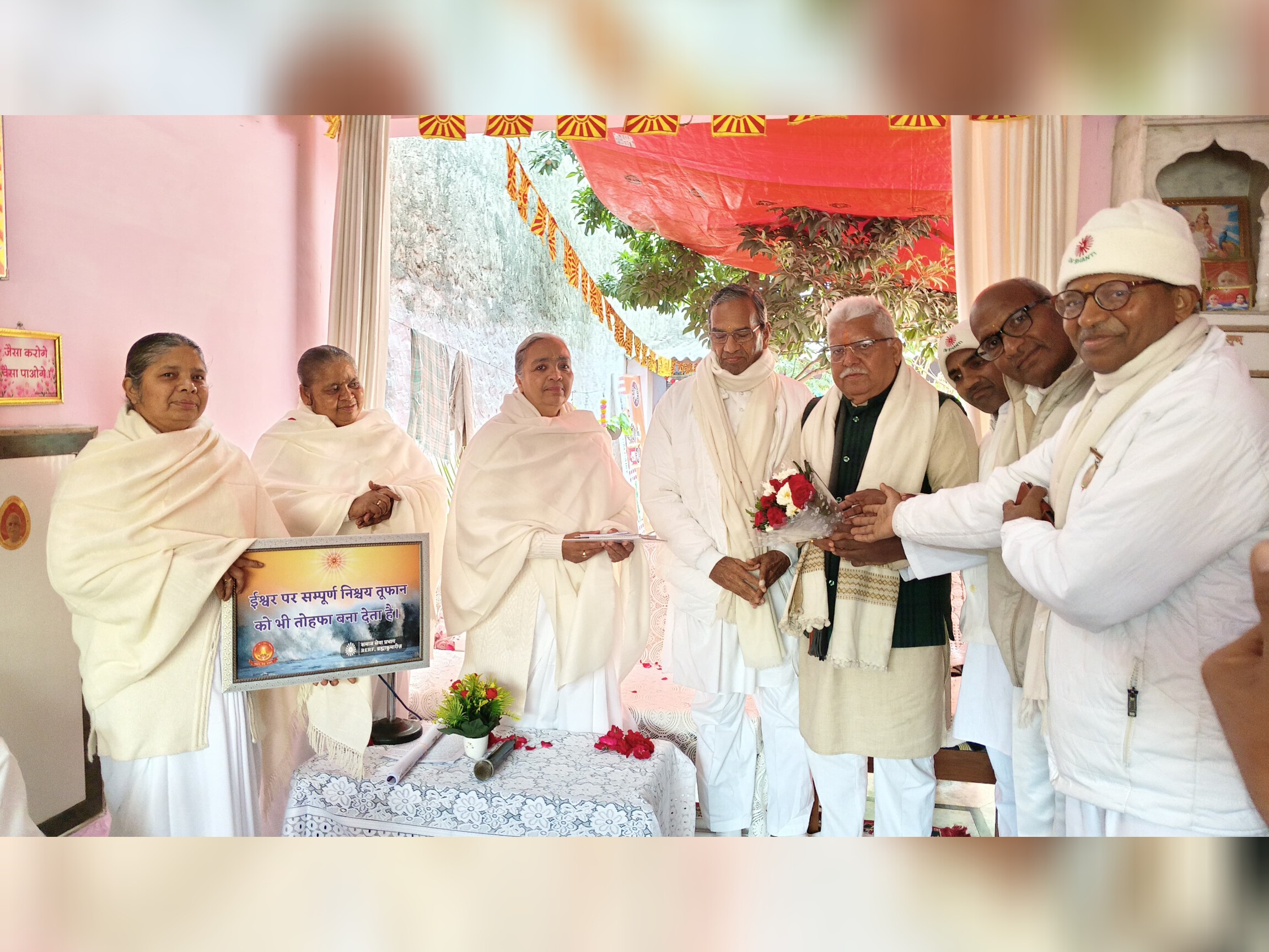 BK Ashwina Didi Stresses Pure Food, Bhajan & Life at Jakhoda Basant ...