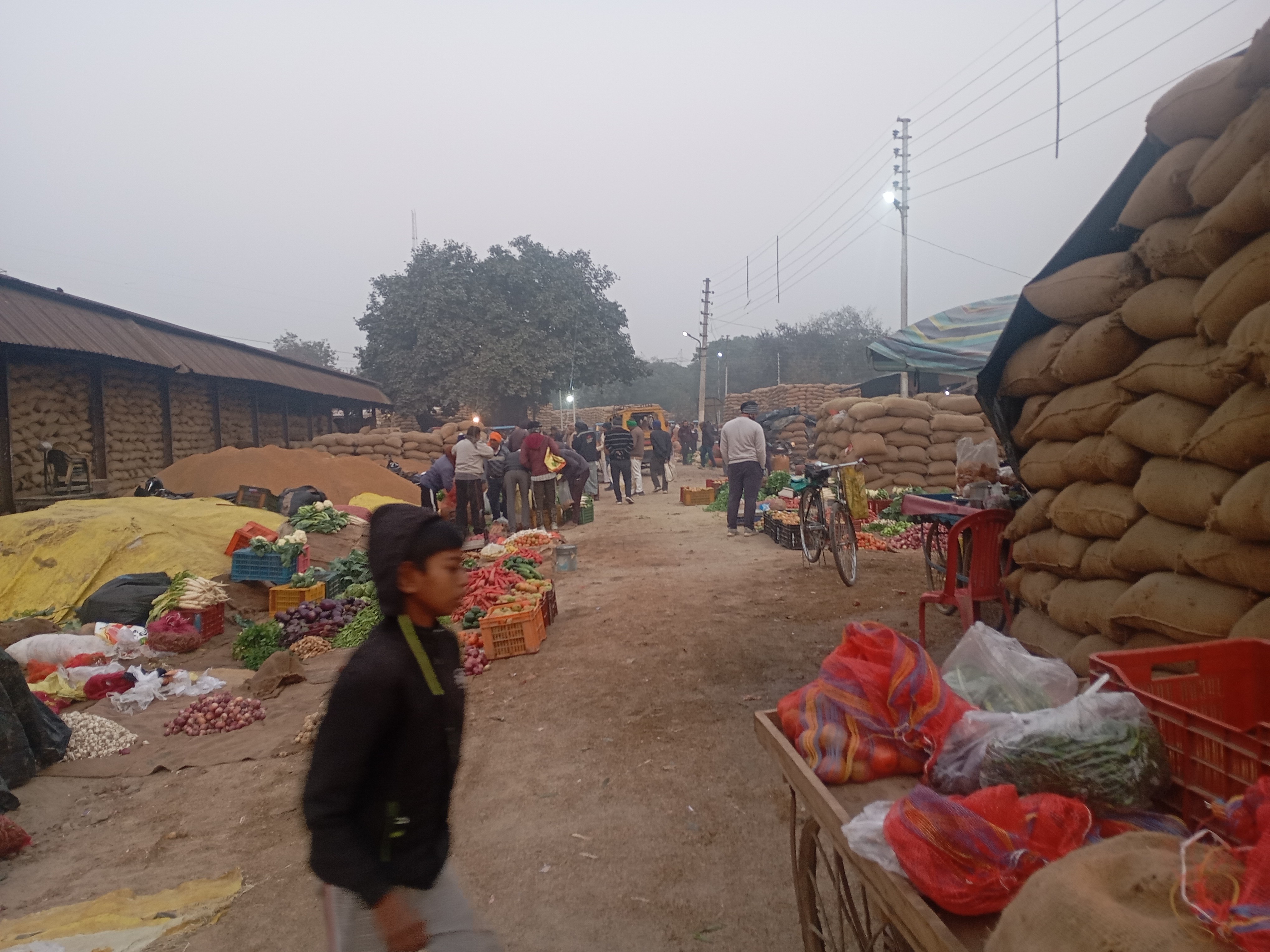 Fatehpur FCI Mandi Farmers & Traders Face Space Crunch