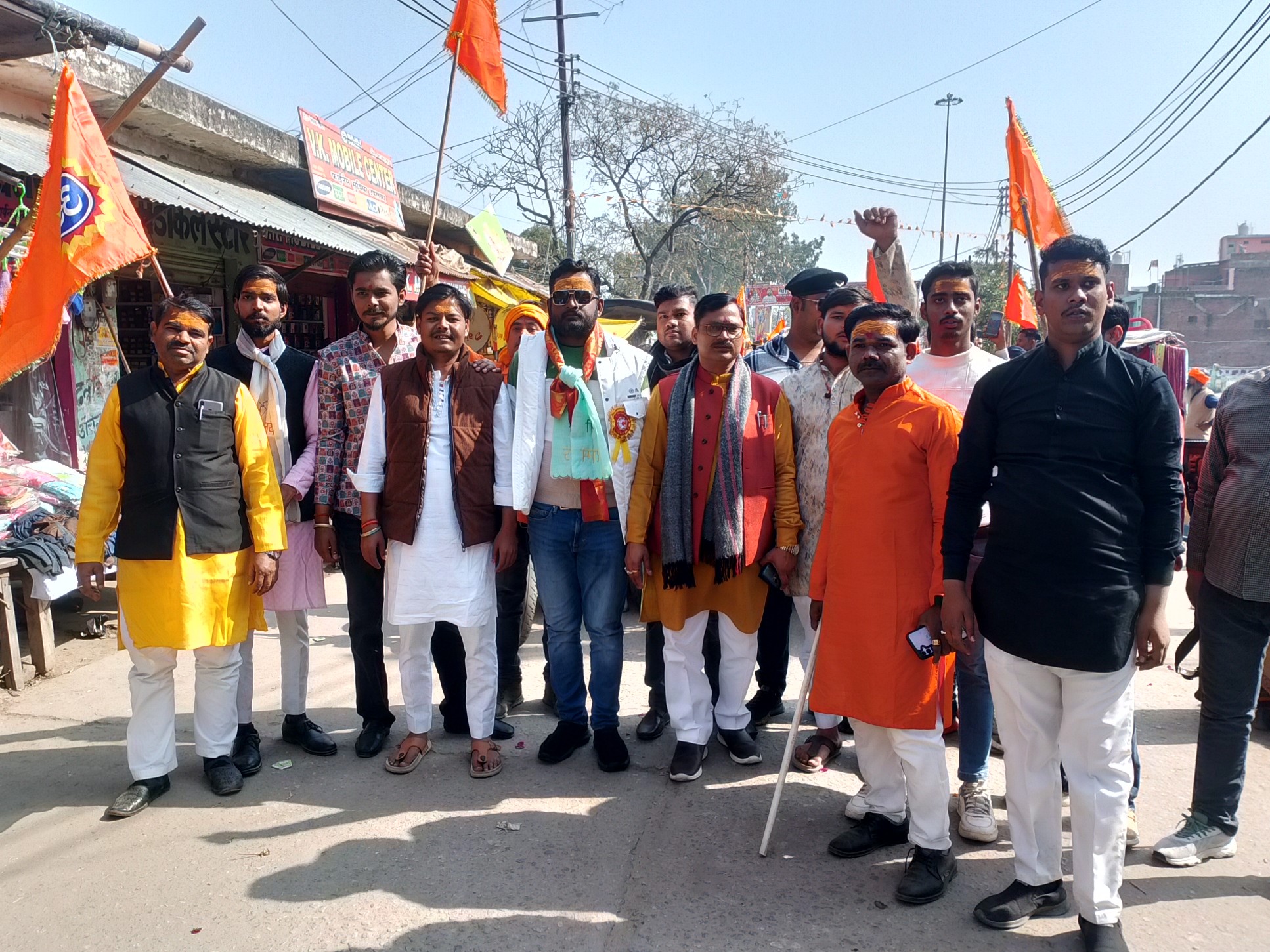 Bevar Chairman Saritkant Bhatia & Traders Welcome Virat Hindu Samaj ...