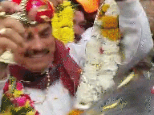 CM Yadav Wields Gada, Rides Bullock Cart at Ujjain Rahagiri