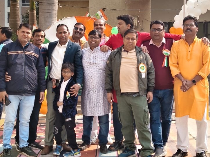Sopan Enclave Republic Day Celebrated | DC Verma Flag Hoisting
