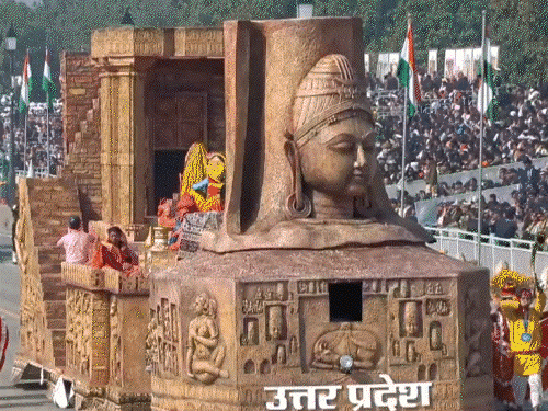 UP Governor Anandiben Patel Takes Parade Salute 7th Time | Lucknow ...