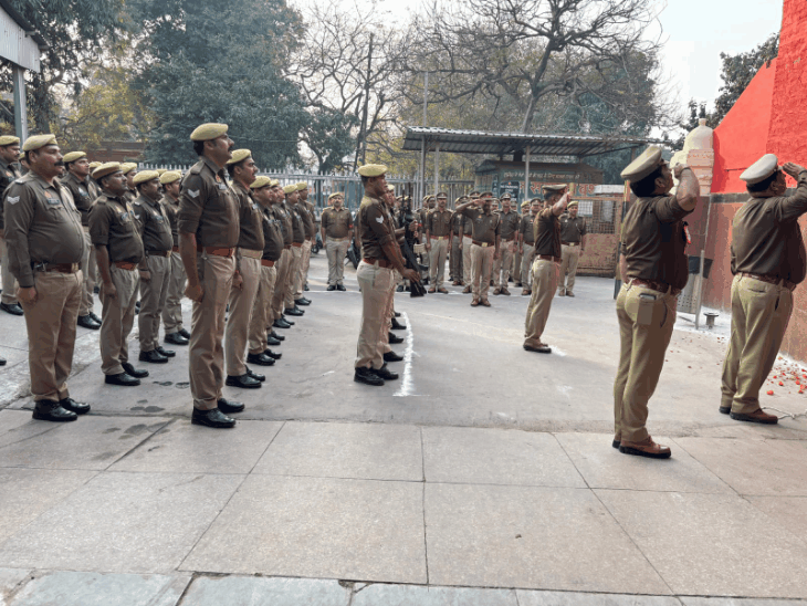 Kanpur GRP Police Republic Day Oath & Tricolor Hoisting