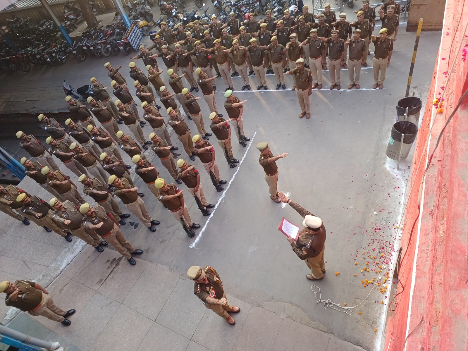 Kanpur GRP Police Republic Day Oath & Tricolor Hoisting