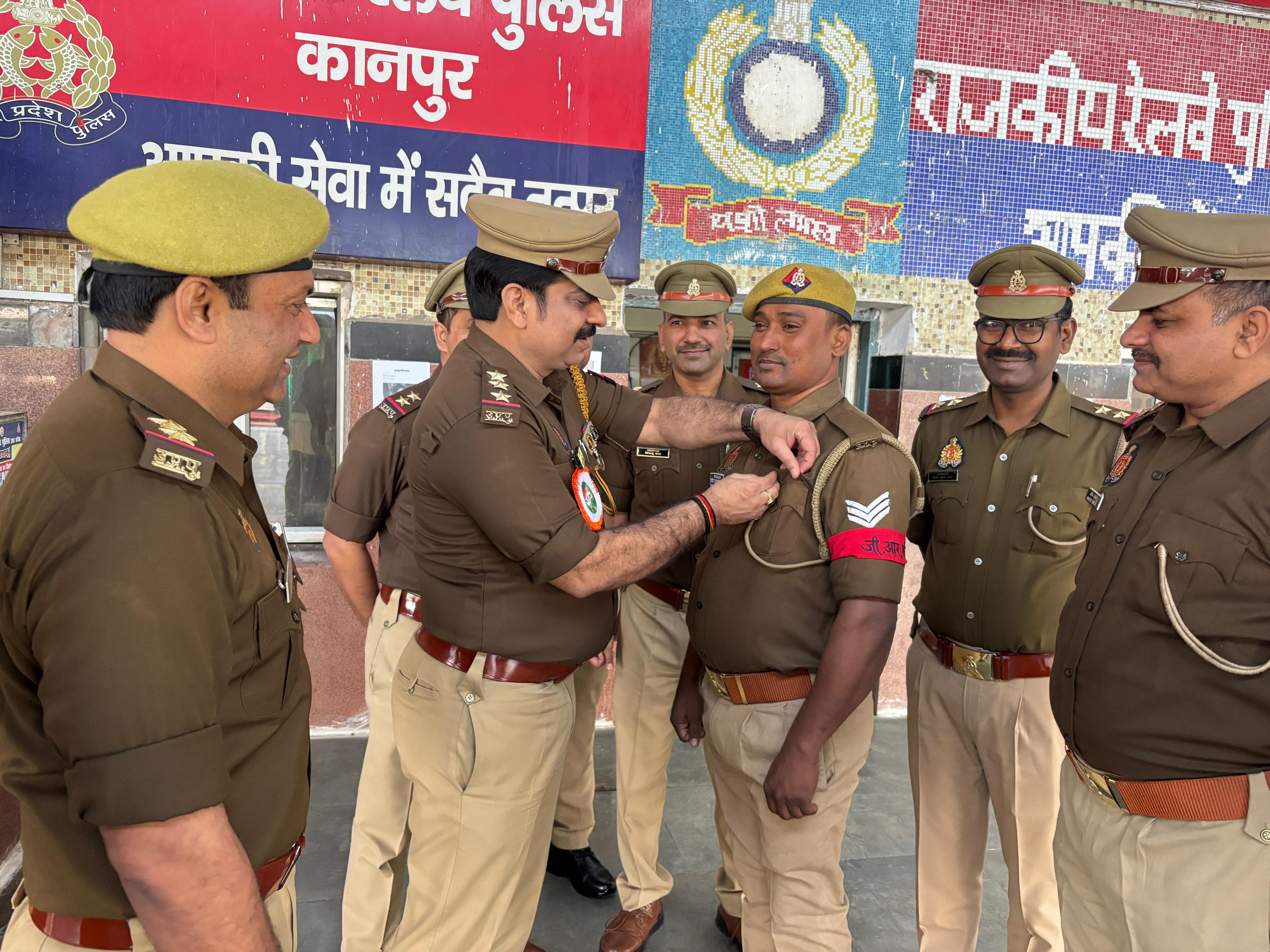 Kanpur GRP Police Republic Day Oath & Tricolor Hoisting
