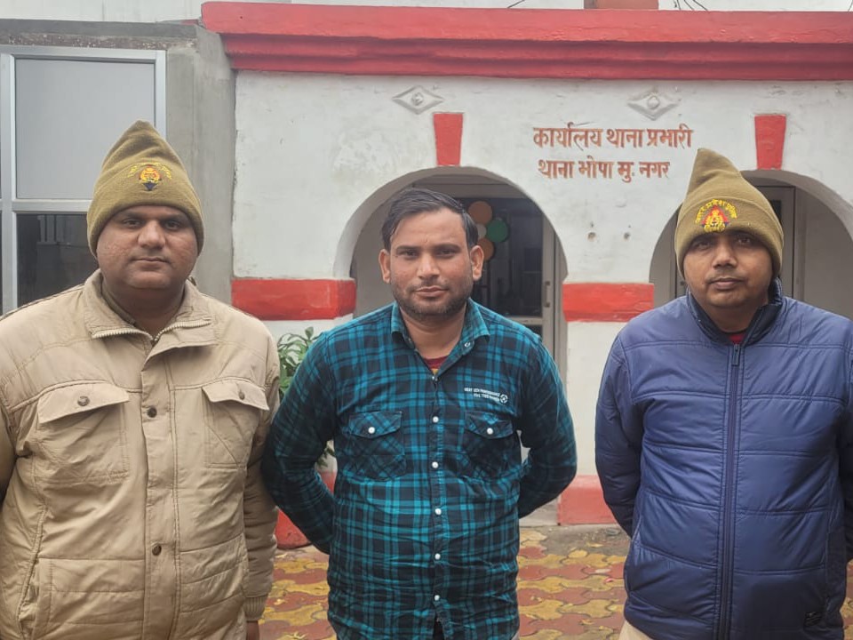 Bhopa Police Arrest Warrant Accused, Dholki Resident Jailed