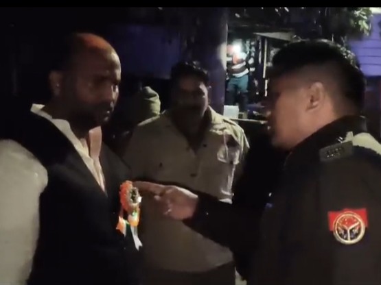 Syed Raja: SP Ex-MLA & Police Clash Over DJ Ban During Idol Immersion