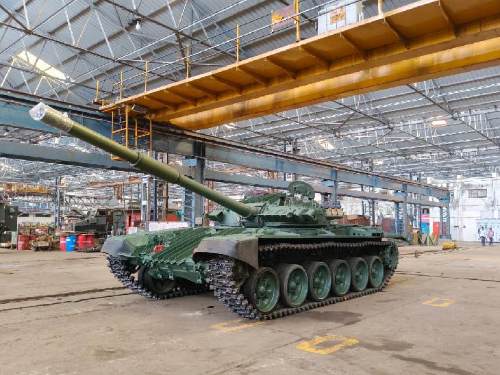 Indian Army T-72 Tank Overhaul in Jabalpur Facility