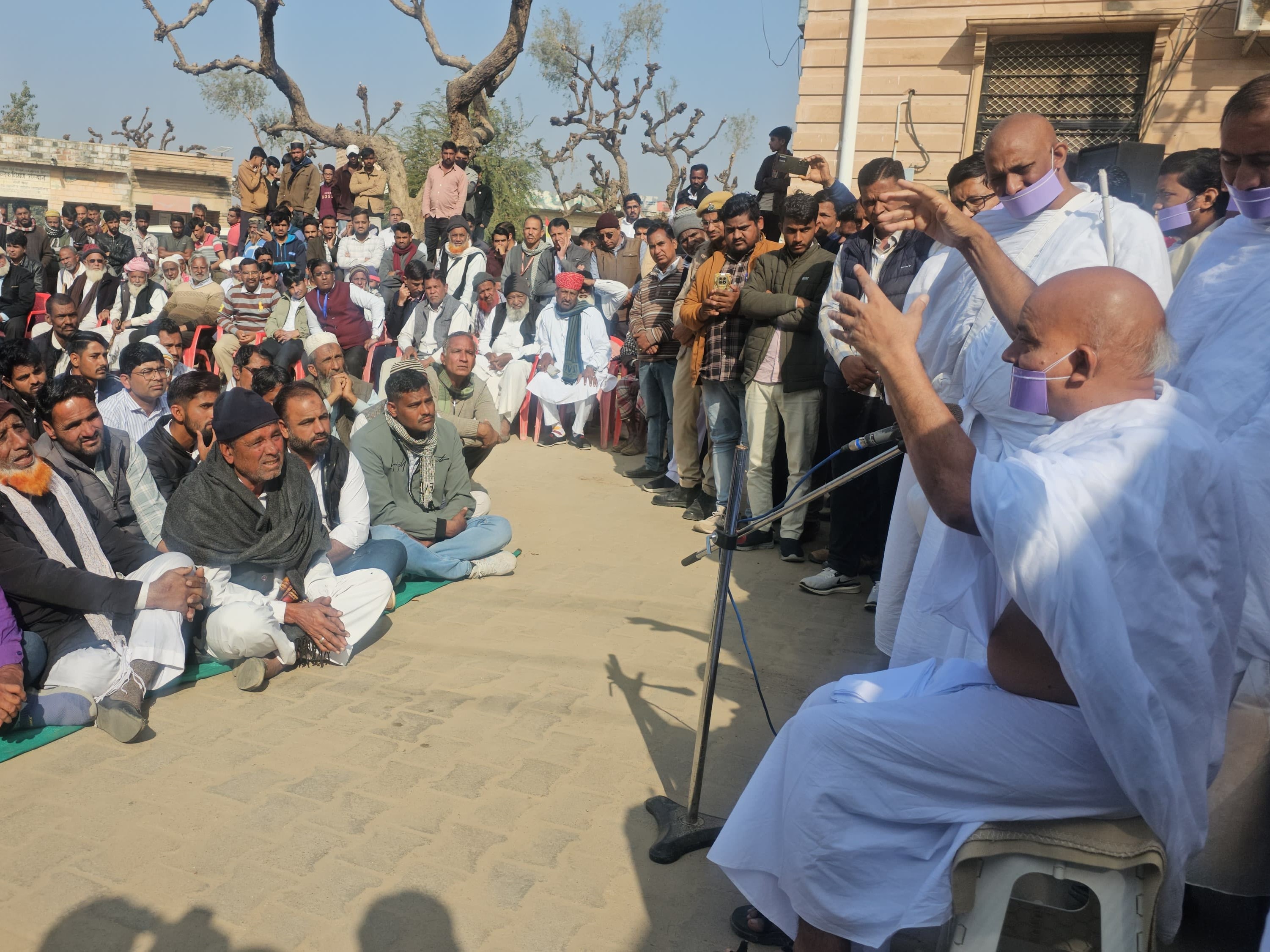 Acharya Mahashraman Welcomed in Sherani Abad | Harmony & Goodwill Message