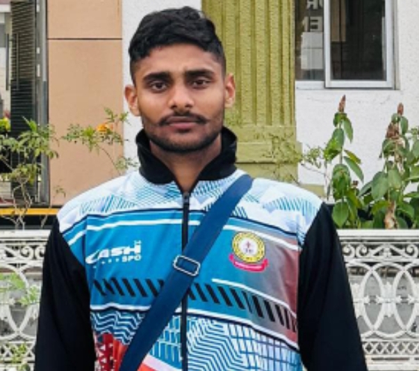 Manoj selected at the national level in softball