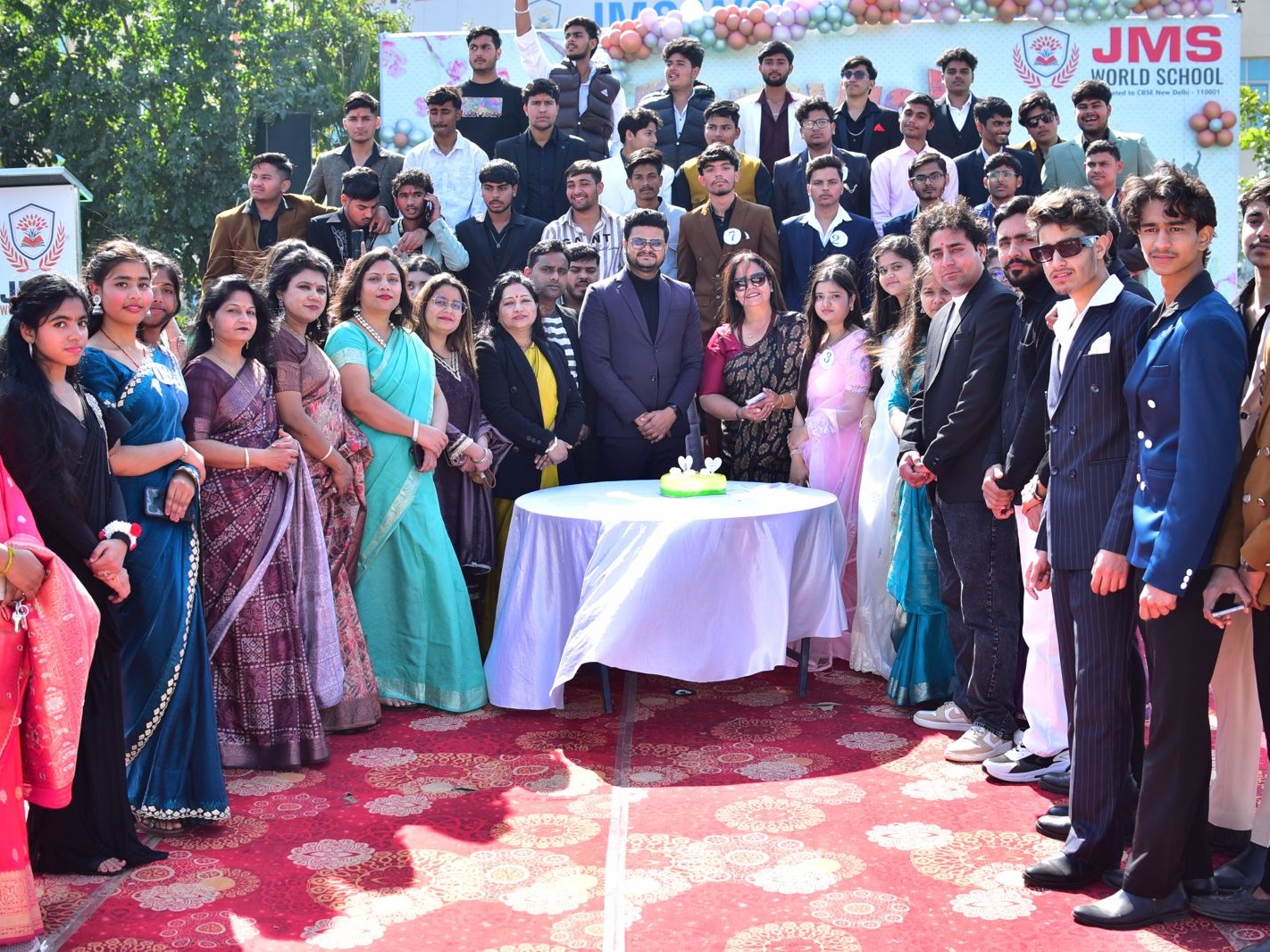 JMS World School Hapur: Class 12 Farewell Ceremony | Teachers Wish Success