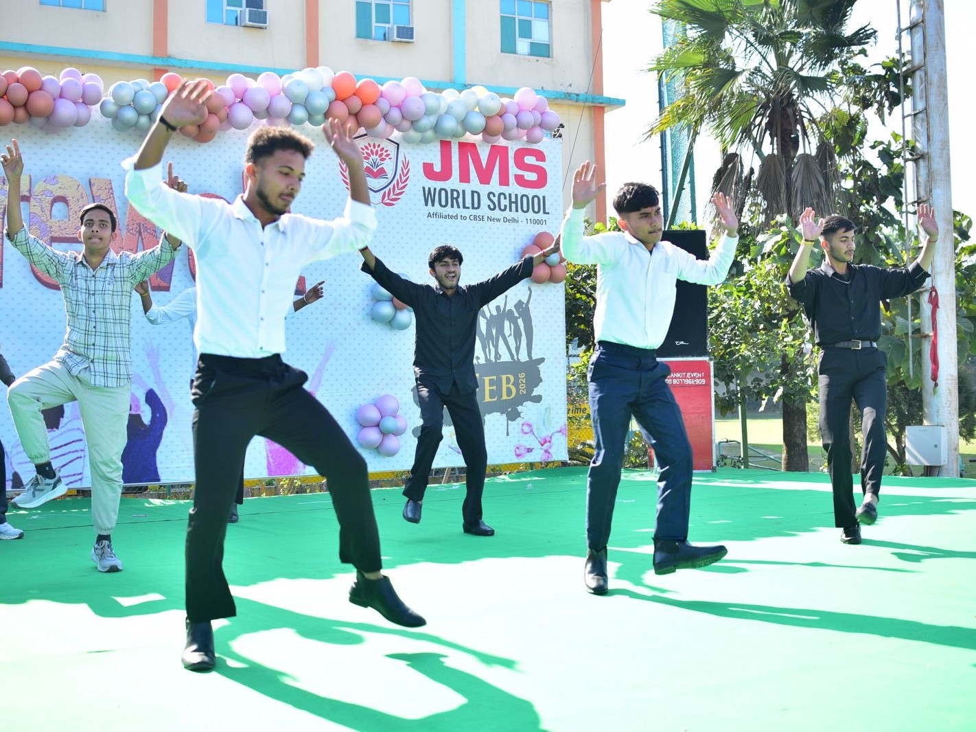 JMS World School Hapur: Class 12 Farewell Ceremony | Teachers Wish Success