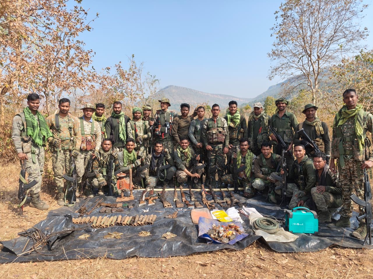 Garband Security Forces Seize Insas, 303 Rifles; Naxal Arms Factory Busted