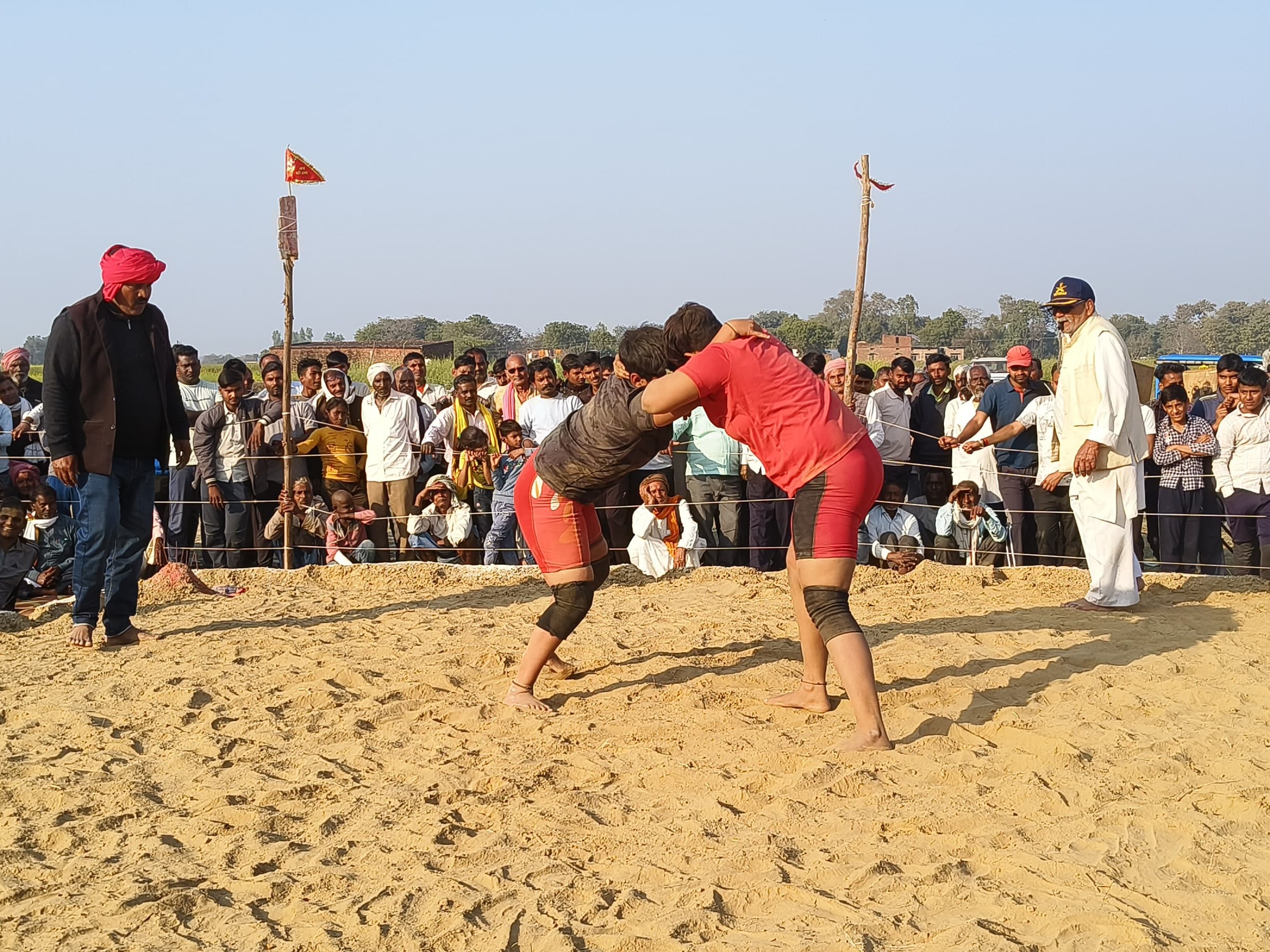 Nepal Wrestler Wins Rajasthan | Sikrara All India Wrestling Dangal