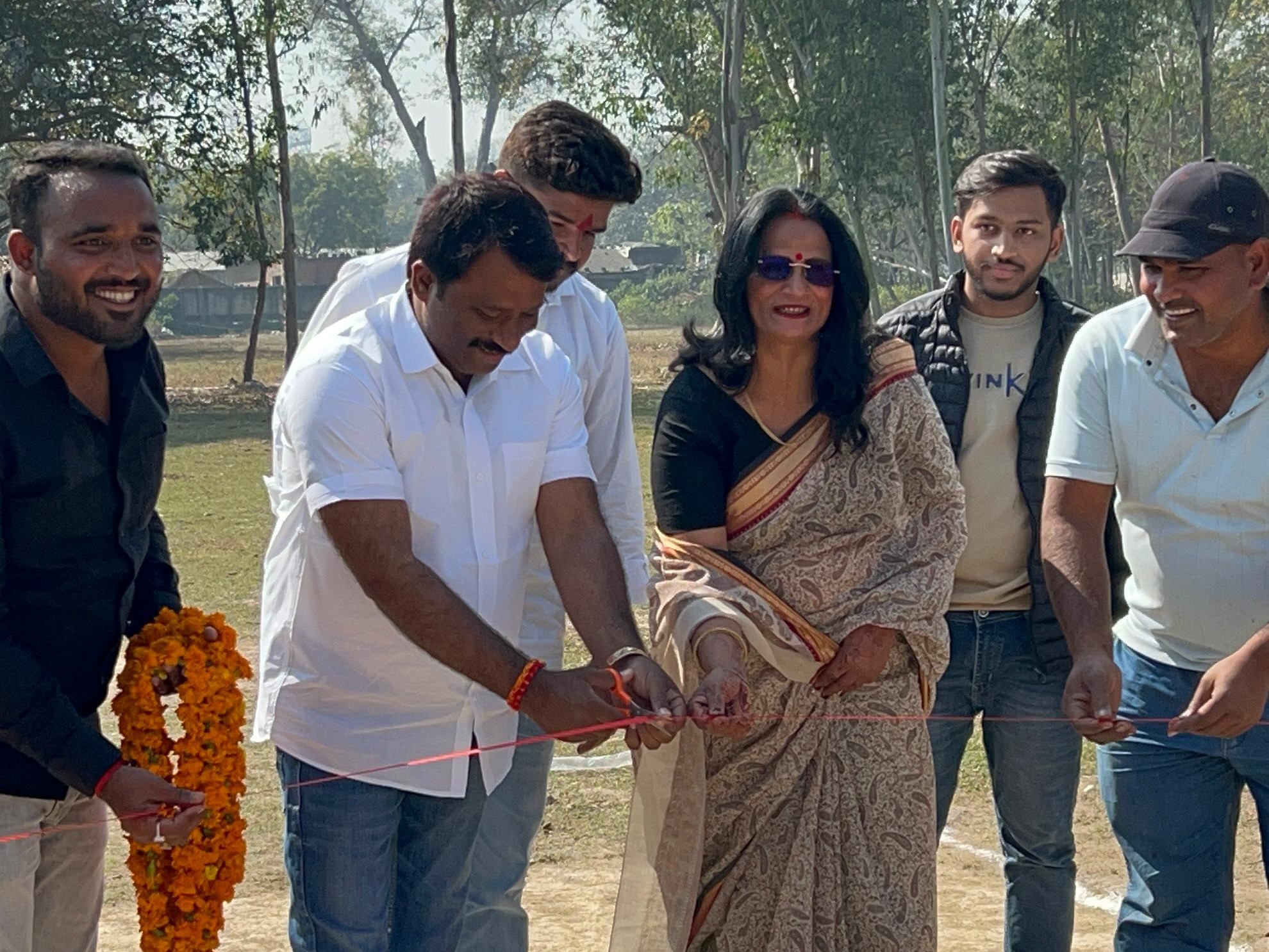 Sambhai Cricket Tournament Inaugurated by Zila Panchayat Sadasya Amir Munna