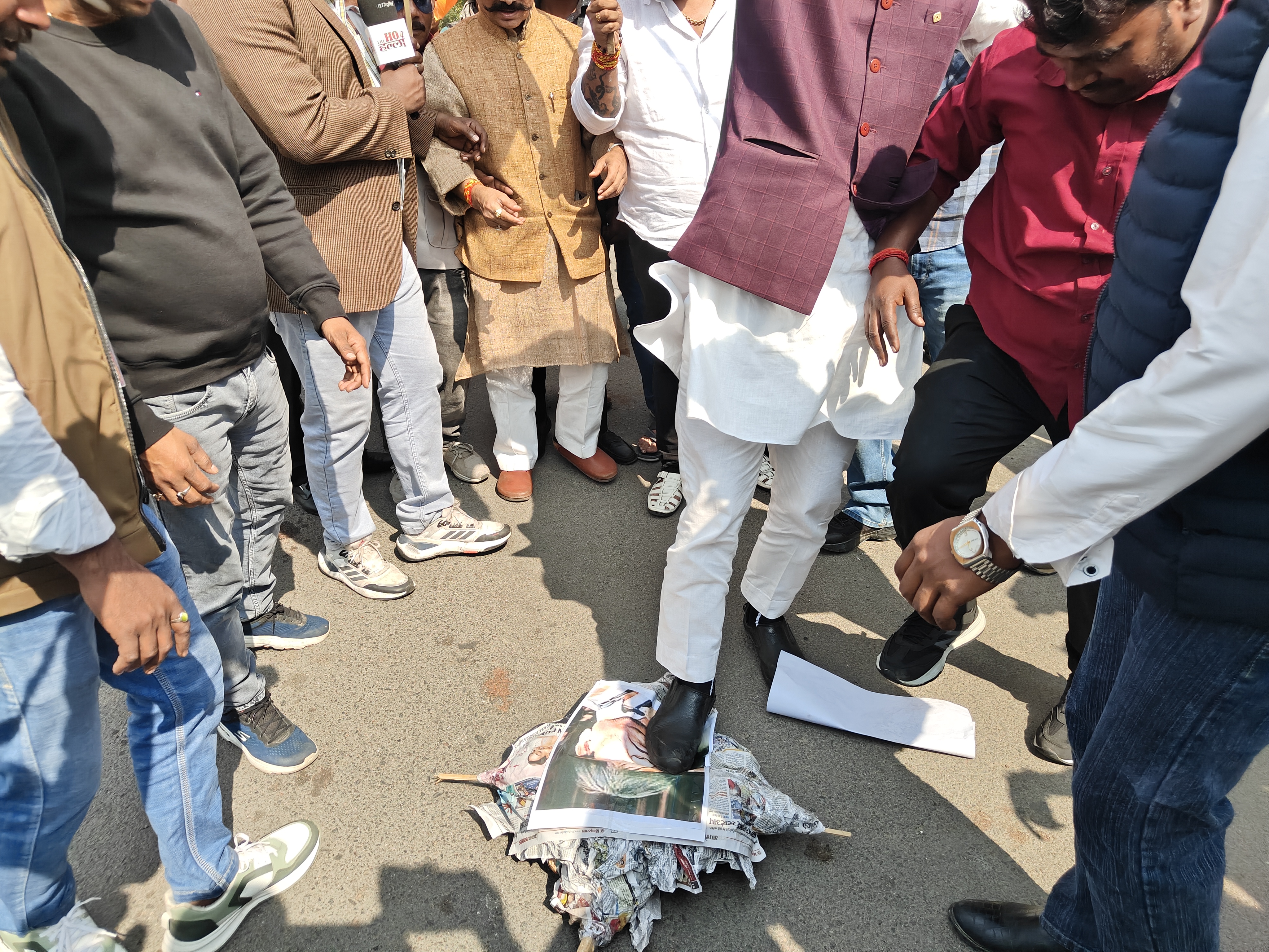 Murshidabad Babri Masjid Protest | Humayun Kabir Effigy Burned