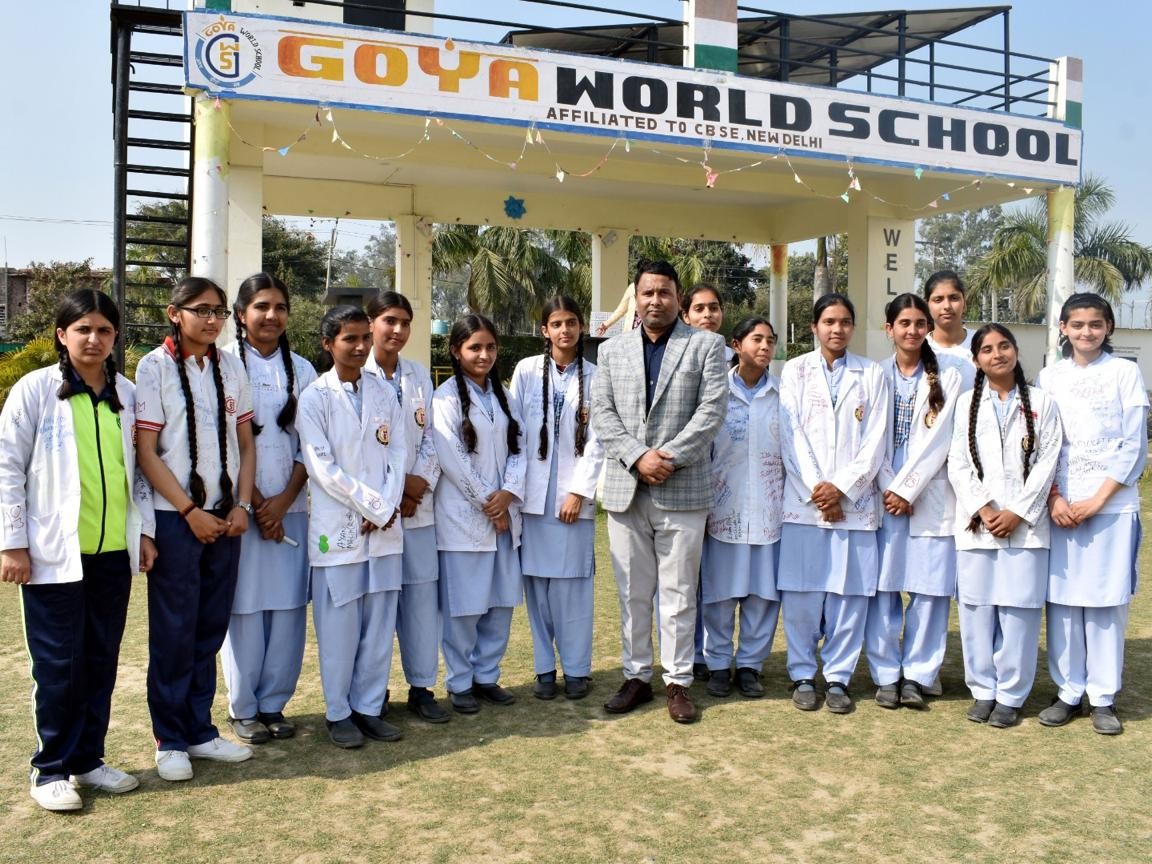 Said Nangli 12th Students Celebrate Scribble Day & Farewell at Goya ...