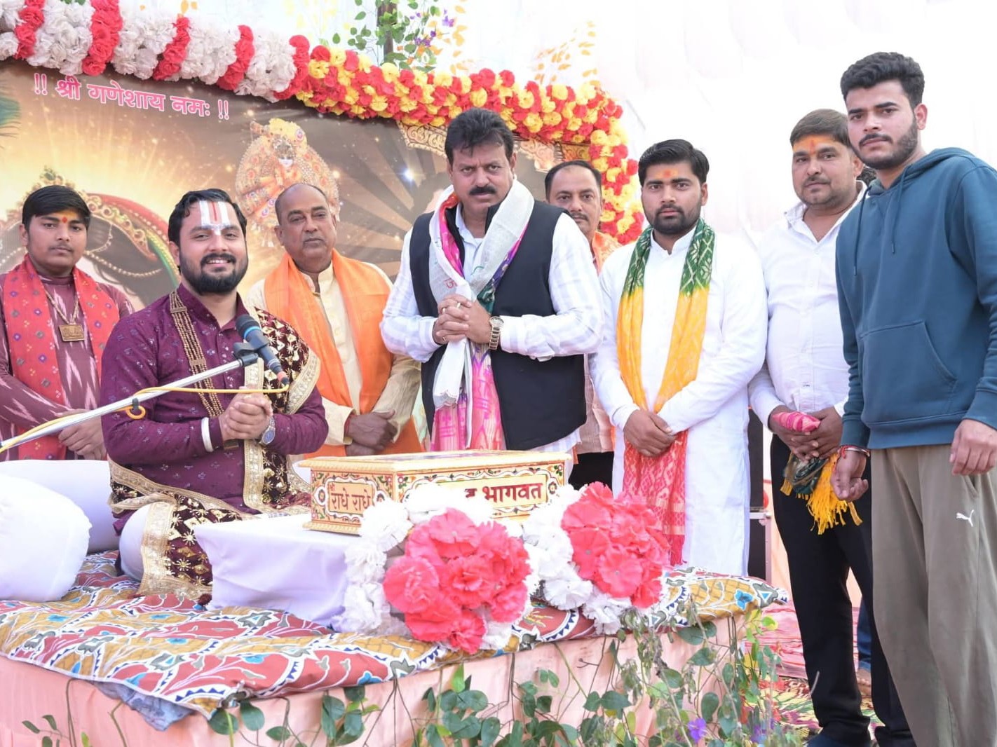 Sohawal Kathavyas Shyam Sarathi Ji Maharaj Blessing; Former MLA Babloo ...