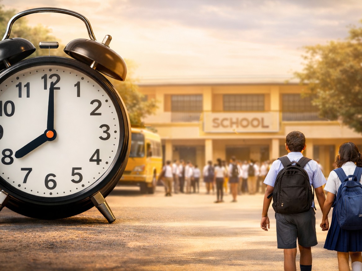 Haryana Schools Single Shift Timing Change From Feb 16