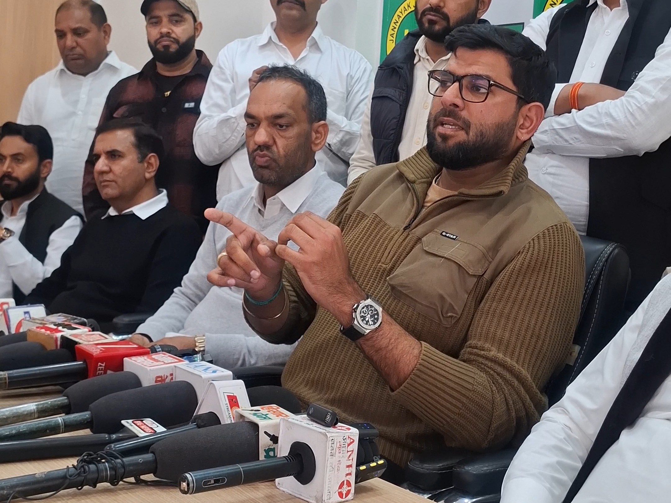 Hisar: Digvijaya Chautala Slams BJP, INLD Over Jobs & Politics