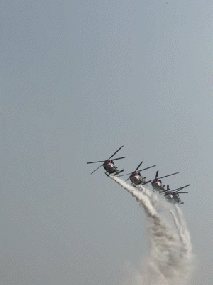 IAF Air Show 2026 Photos; Jaipur Jalmahal | Suryakiran Aerobatic Team