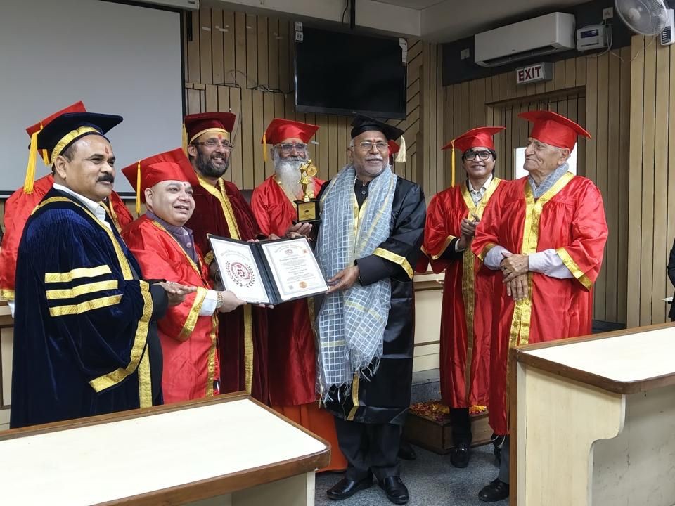 UP Leader Virendra Tiwari Gets Honorary Doctorate For Public Service