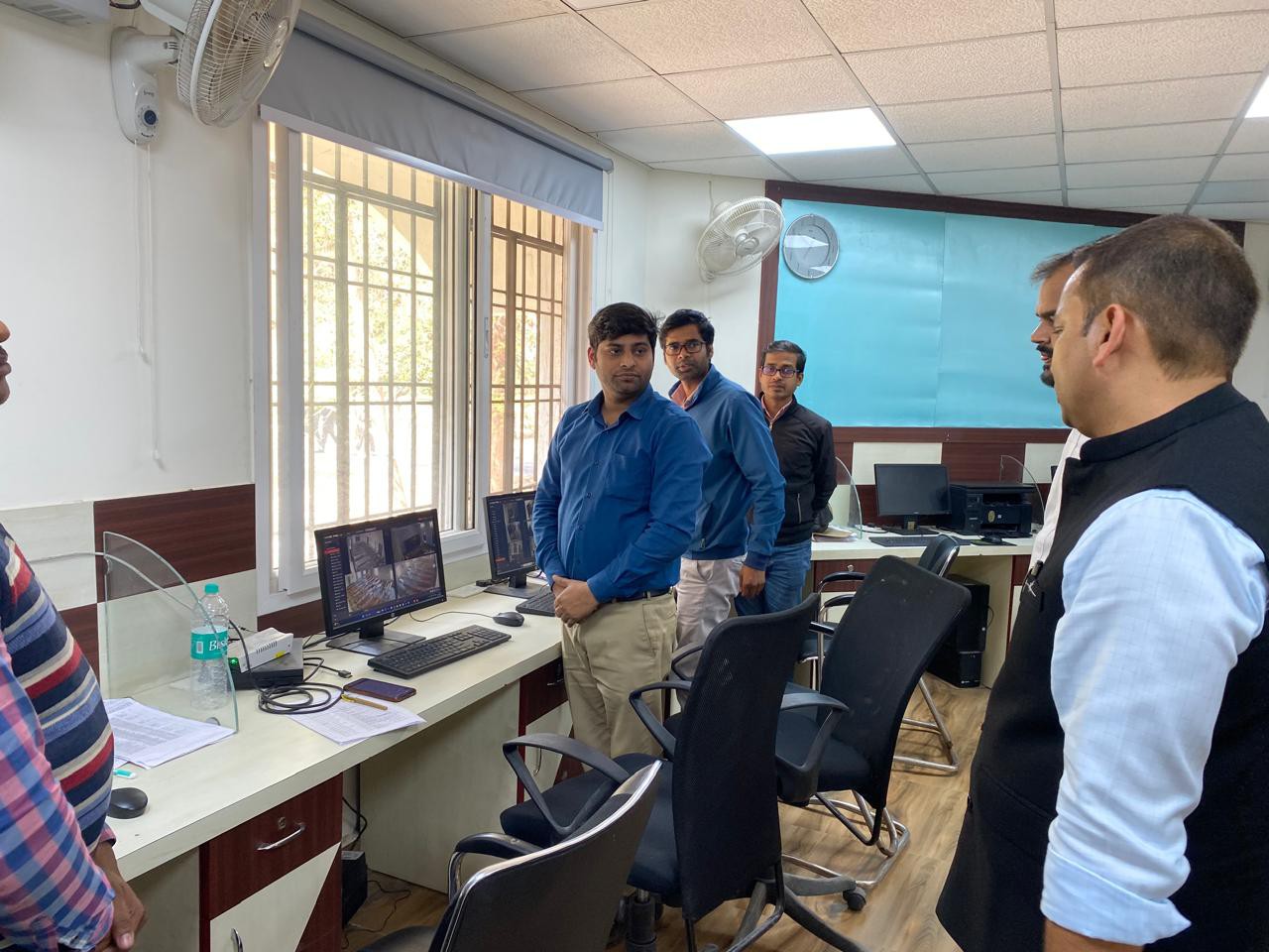 DM Inspects Board Exam Control Room, Warns Action on CCTV Laxity