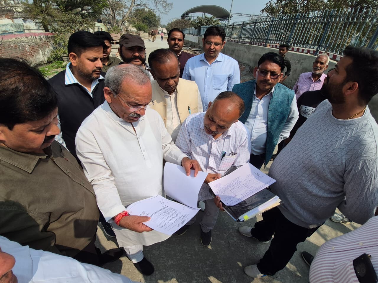 Modinagar Station Amrit Bharat Scheme Review | MP Rajkumar Sangwan Visit