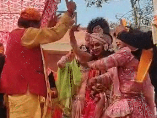 Gokul Barsana Holi Fest: Krishna Dola & Chhari Mar Holi Celebrations