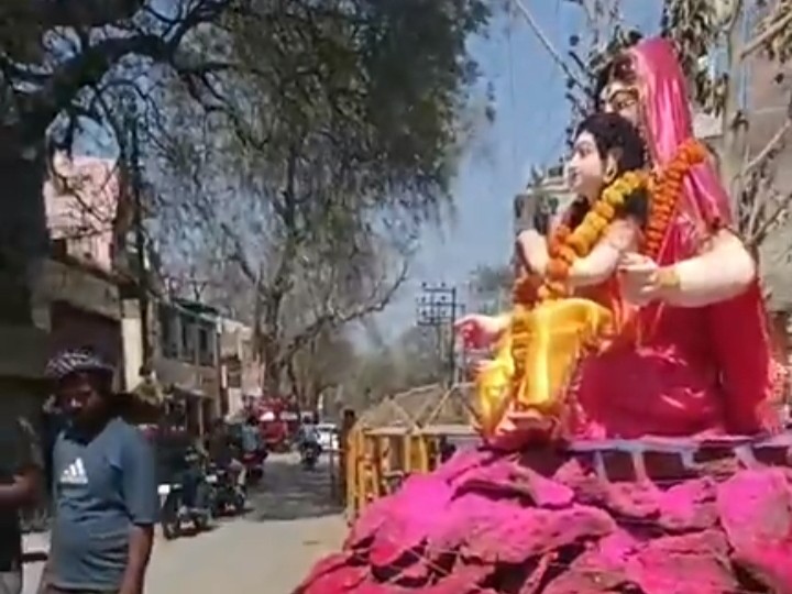 Mirzapur Shuklaha Holika Dahan Site Becomes Attraction | Prahlad Statue