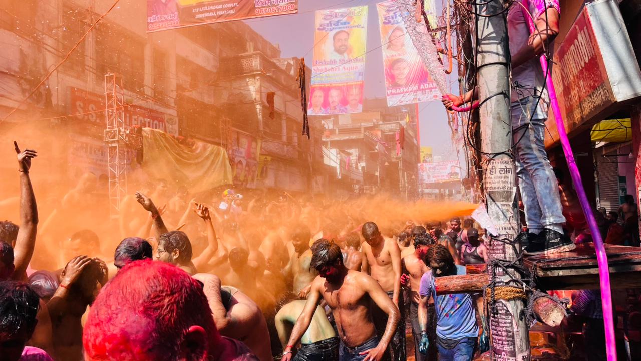Loknath Kapda Fad Holi Dhamal | Prayagraj DJ Naakabandi Photos