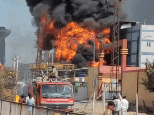 Bahror Chemical Factory Fire | Fire Brigade Reaches Spot