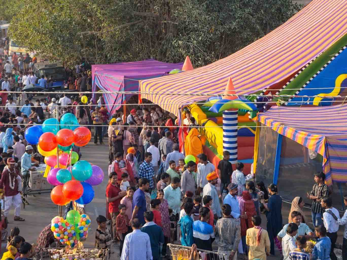 Nana Gram Fair: Village Celebrates With Darshan, Shopping & Kids Rides