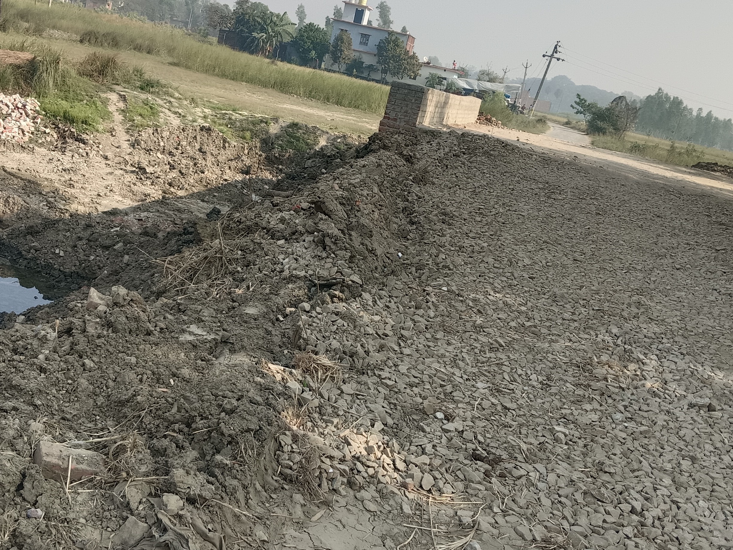 Sisai-Mangarai Bridge Approach Construction Begins