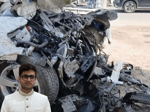Faridabad Accident: 24-Year-Old Dies, Car Shredded in Dumper Collision
