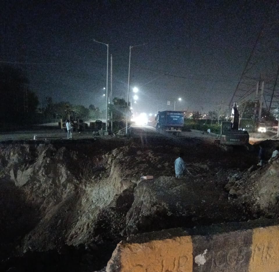 Gurugram SPR Traffic Diversion | Drain Construction Advisory Issued