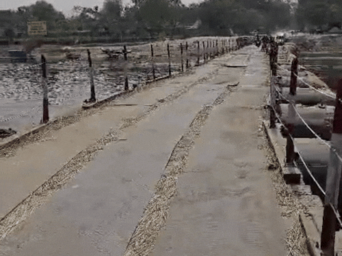 Agra Khandauli Route Relief: Poyya Ghat Pontoon Bridge Saves Time