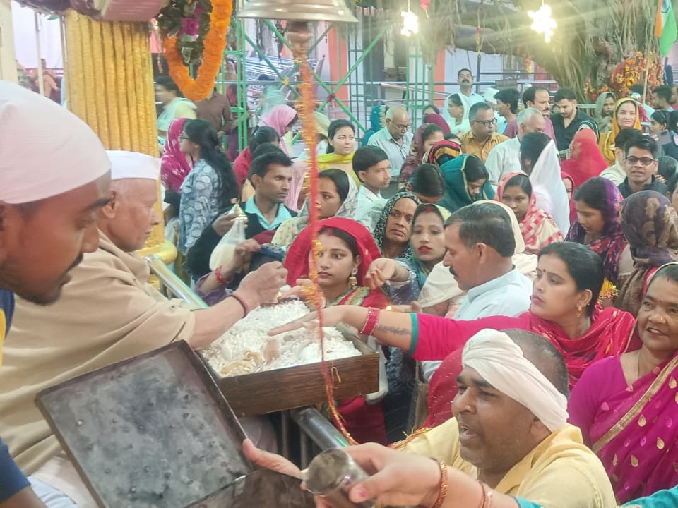 Modinagar Mahamaya Devi Temple Navratri Mela Inaugurated; MLA Manju Shivach