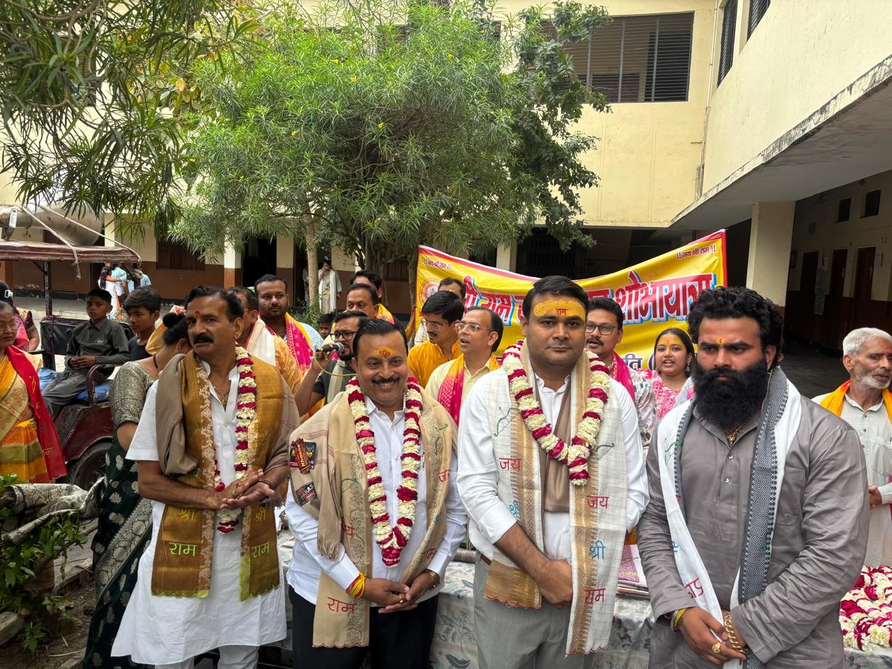 Anupshahar Ram Navami Shobha Yatra | Devotees Throng Grand Procession