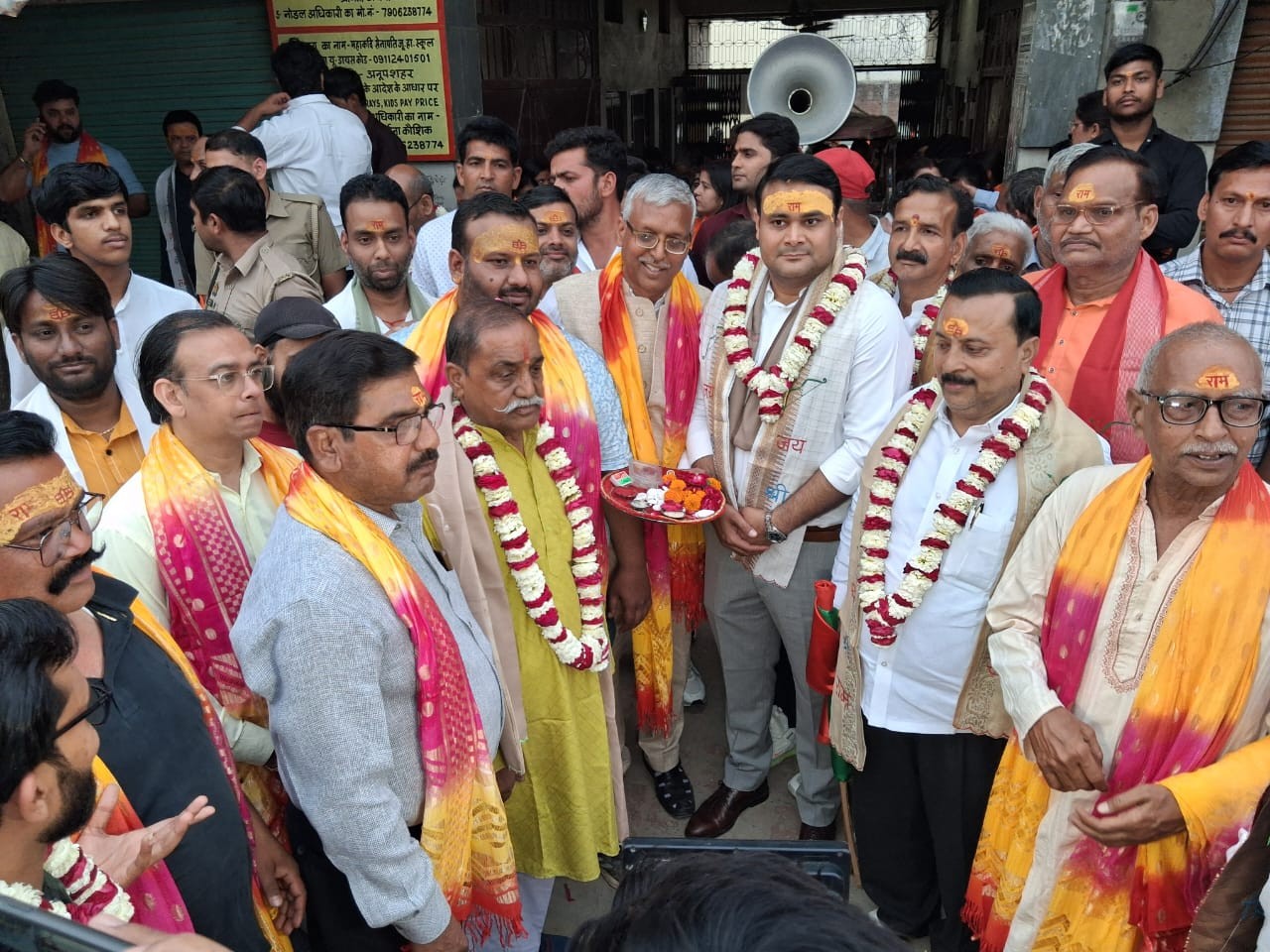Anupshahar Ram Navami Shobha Yatra | Devotees Throng Grand Procession